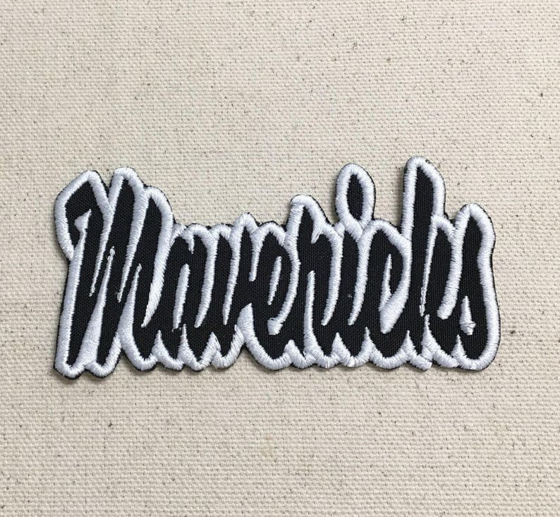 Mavericks - Color Choice - Mascot - Team Name - Words - Iron on ...