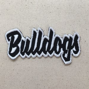 Bulldogs, Embroidered, Iron on Patch - Etsy