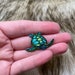 Small Mini Sea Turtle - Facing Right or Left - Blue and Green - Iron on ...