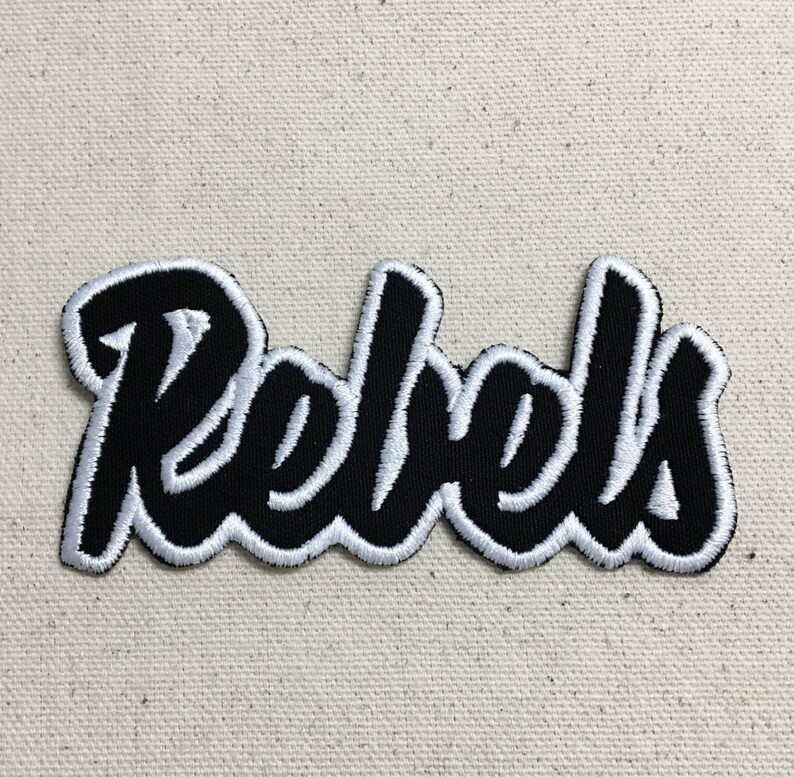 Rebels LARGE 3x8 Color Choice Mascot/team Name/words | Etsy