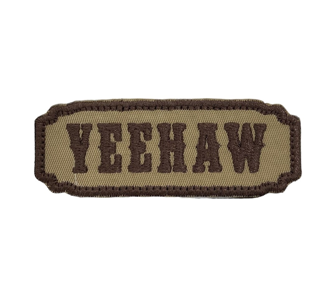 Yeehaw, Western, Country - Embroidered Iron on Patch - Etsy