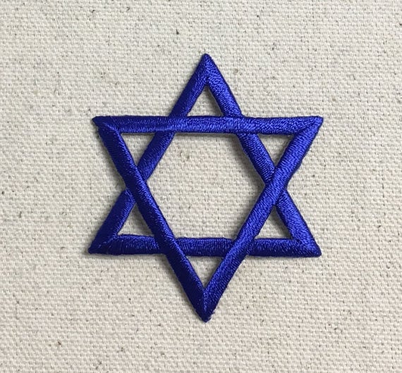 Royal Blue Star of David Iron on Applique Embroidered - Etsy