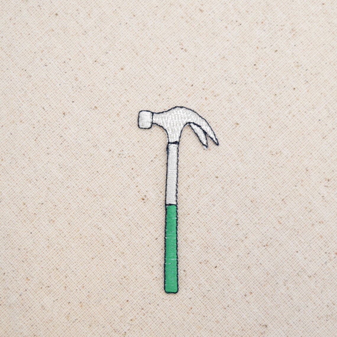 Red Blue or Green - Hammer - Tools - Iron on Applique - Embroidered ...