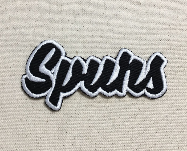 Spurs - Color Choice - Mascot - Team Name - Words - Iron on Applique ...