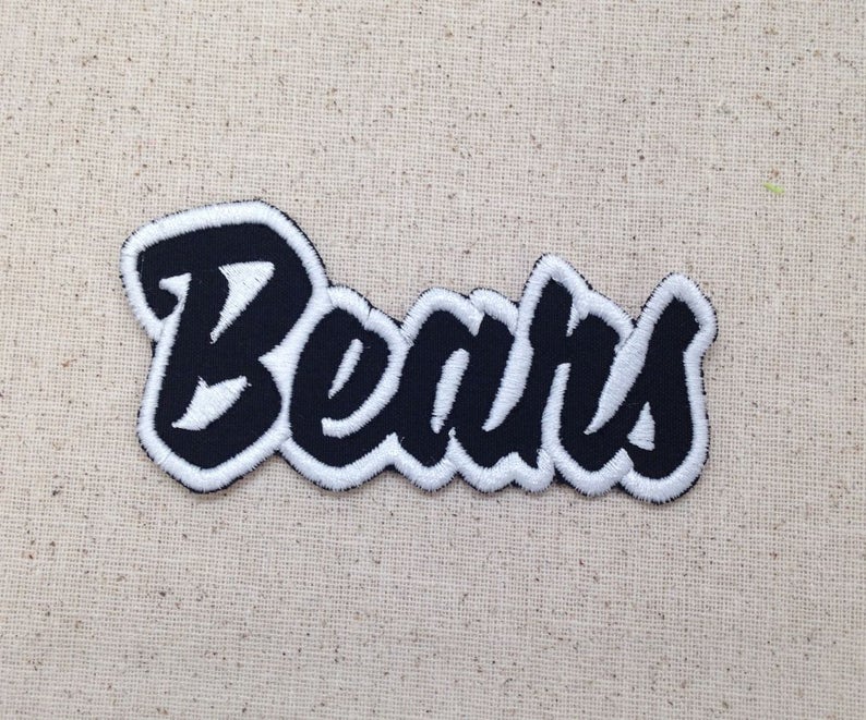 Bears Color Choice Mascot Team Name Words Iron on - Etsy
