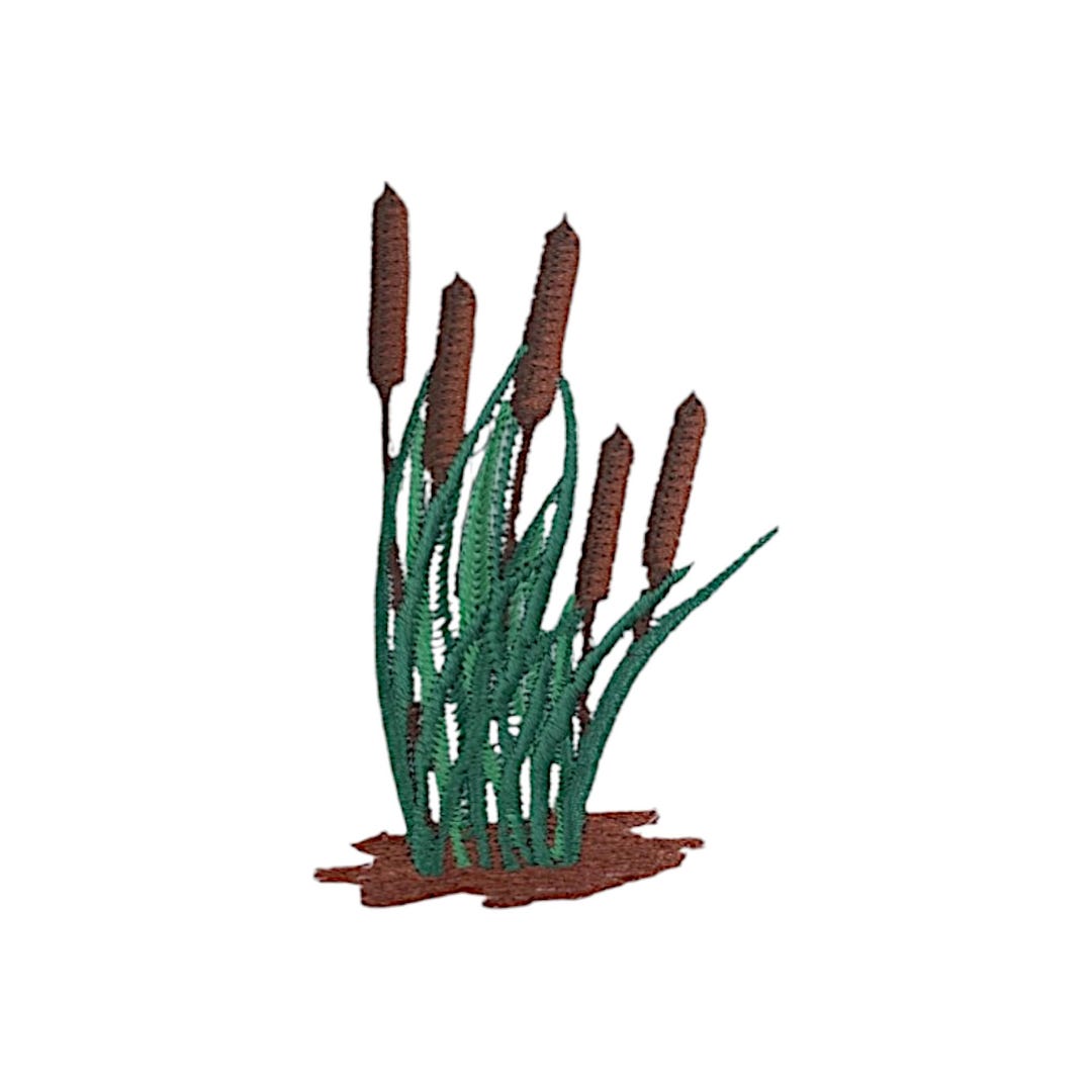 Bunch of Cattails, Aquatic Plants, Embroidered, Iron on Patch - Etsy