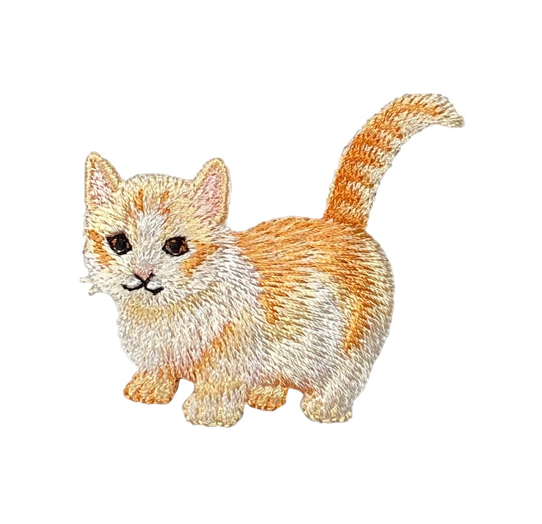 Cream Tabby Kitty Cat, Kitten, Pets, Embroidered, Iron on Patch - Etsy
