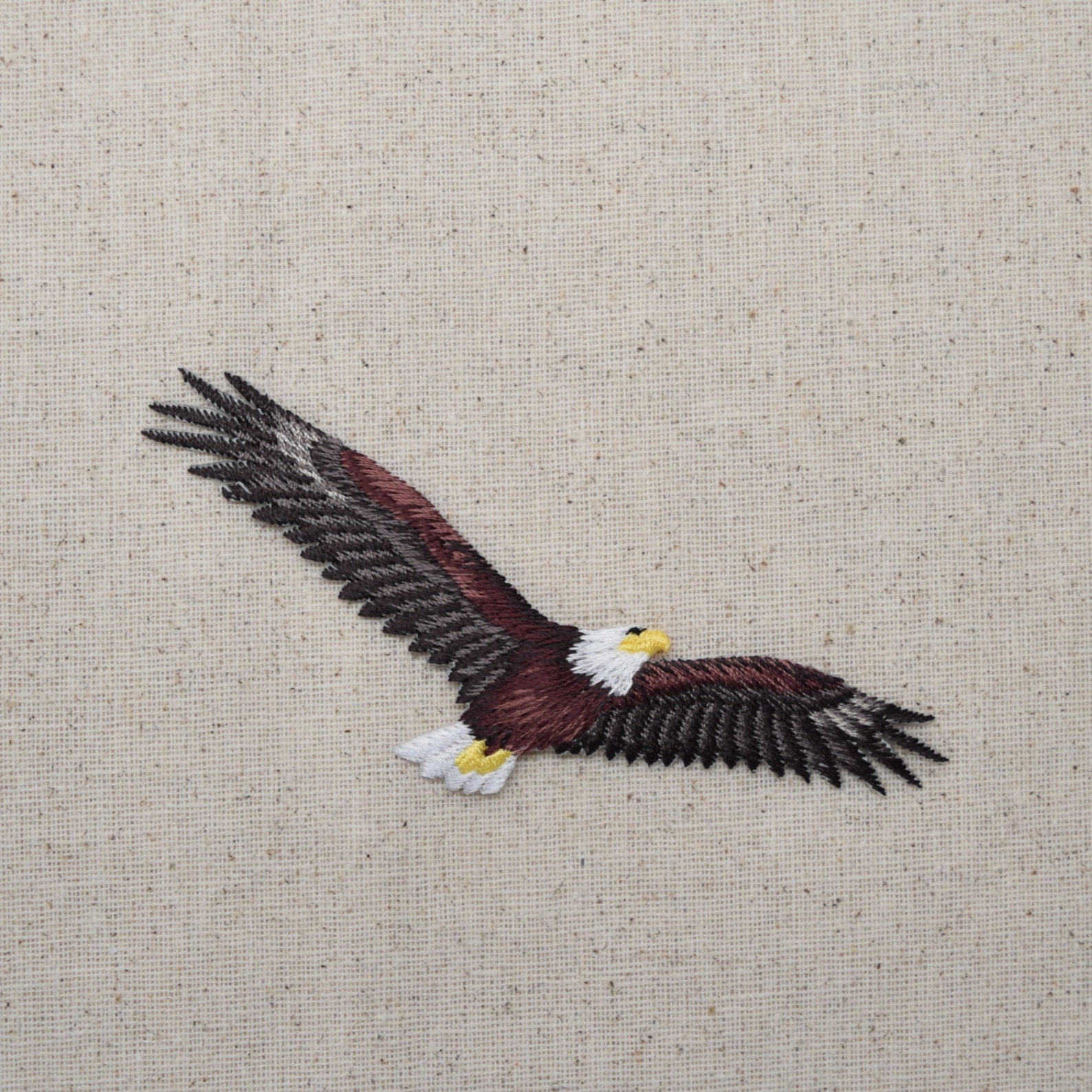 American Bald Eagle - Soaring - Bird - Iron on Embroidered Patch - Etsy