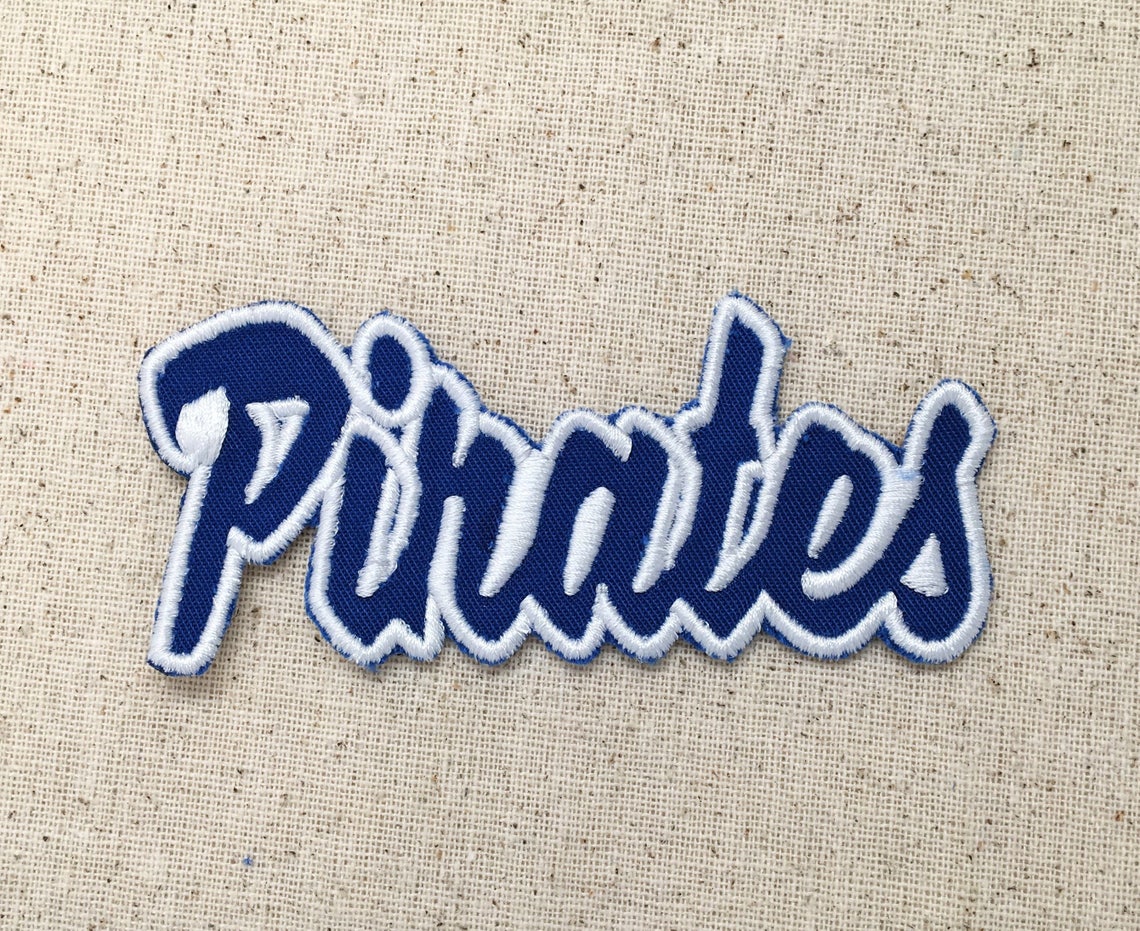 Pirates Color Choice Mascot Team Name Words Iron on - Etsy