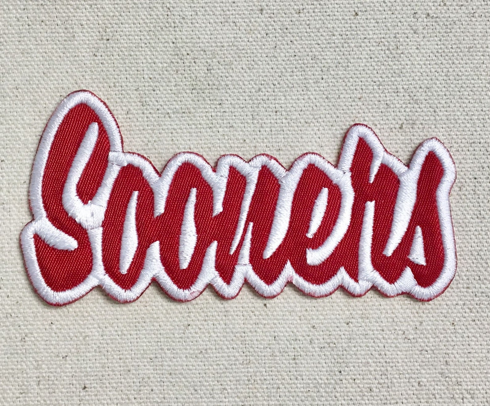 Sooners LARGE 3x8 Color Choice Mascot/team Name/words Iron on Applique ...