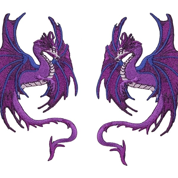 Purple Dragon Fabric - Etsy