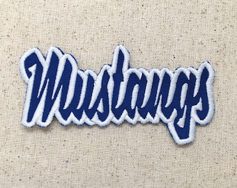 Mustangs Patch - Etsy