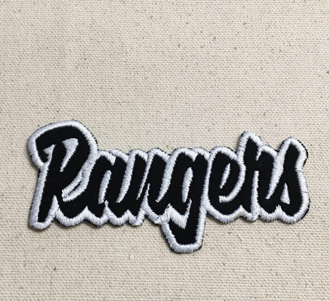 Rangers - Color Choice - Mascot - Team Name - Words - Iron on Applique ...