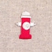 Red Fire Hydrant - Iron on Applique - Embroidered Patch - 691817 - Etsy