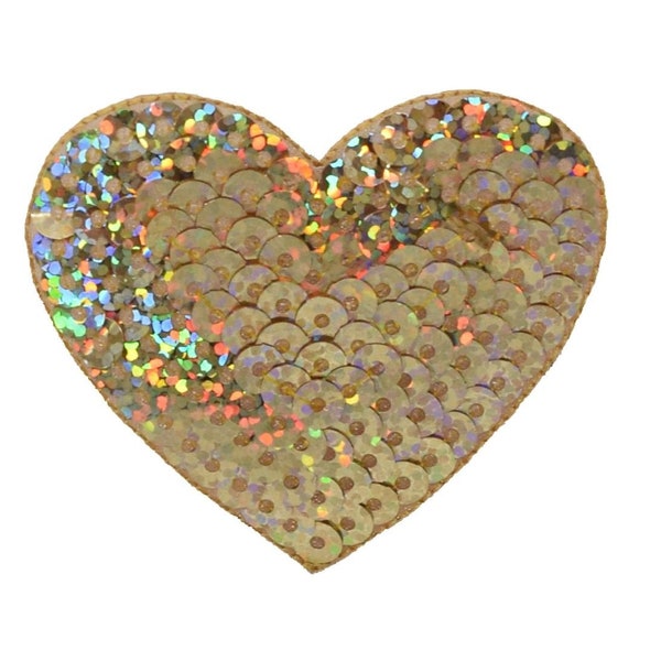 Sequin Heart - Etsy