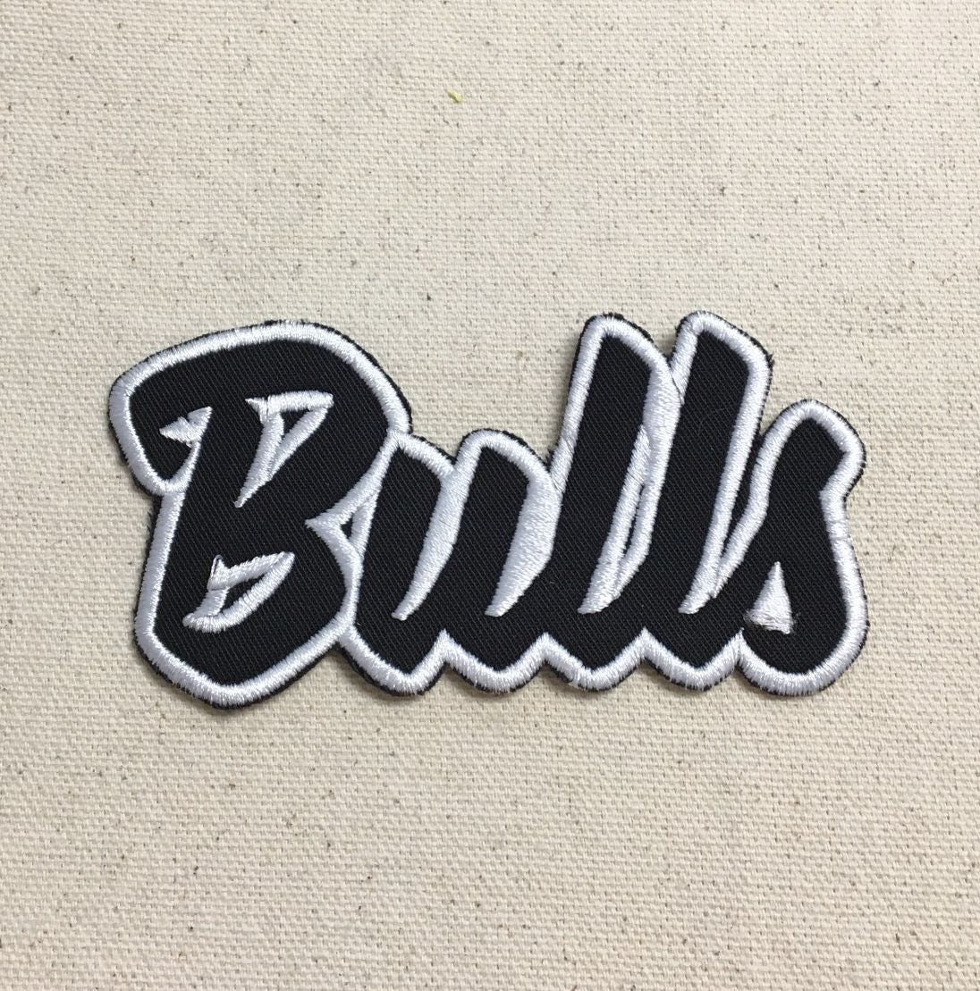 Bulls - Color Choice - Mascot - Team Name - Words - Iron on Applique ...