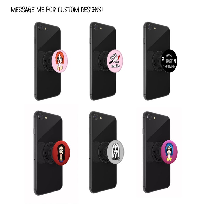 Spooky Girl Popsocket custom Options Available - Etsy