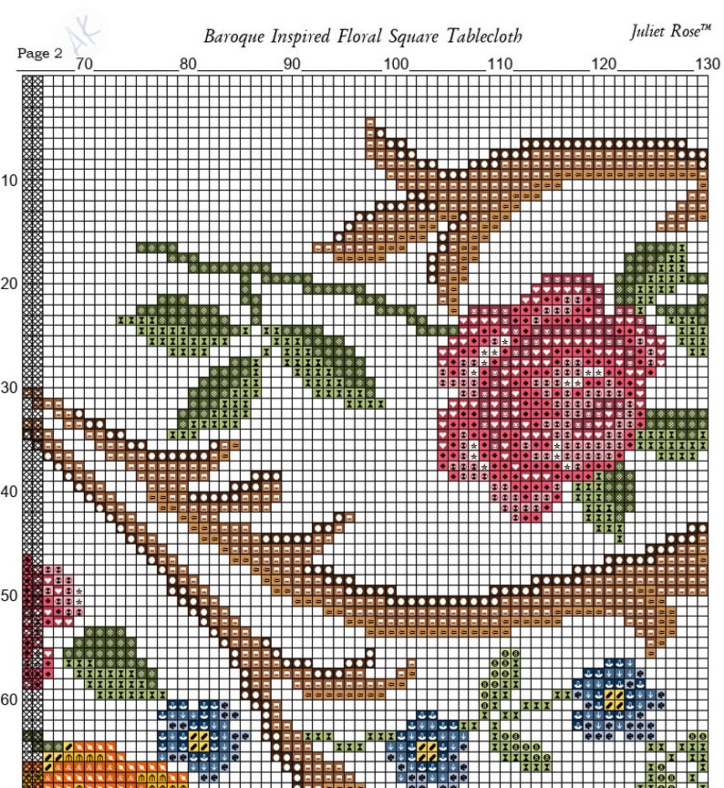 Baroque Inspired Floral Square Tablecloth Magnificent Tapestry ...