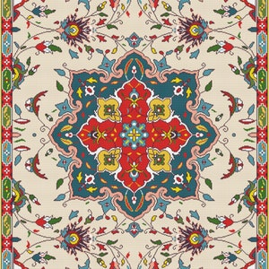 Arabian Nights Rug, Gorgeous Magic Carpet,tapestry Embroidery ...