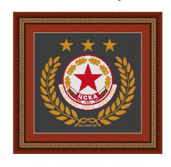 Professional Football Club CSKA Logo New 2018 Club Crest Bulgarian ...