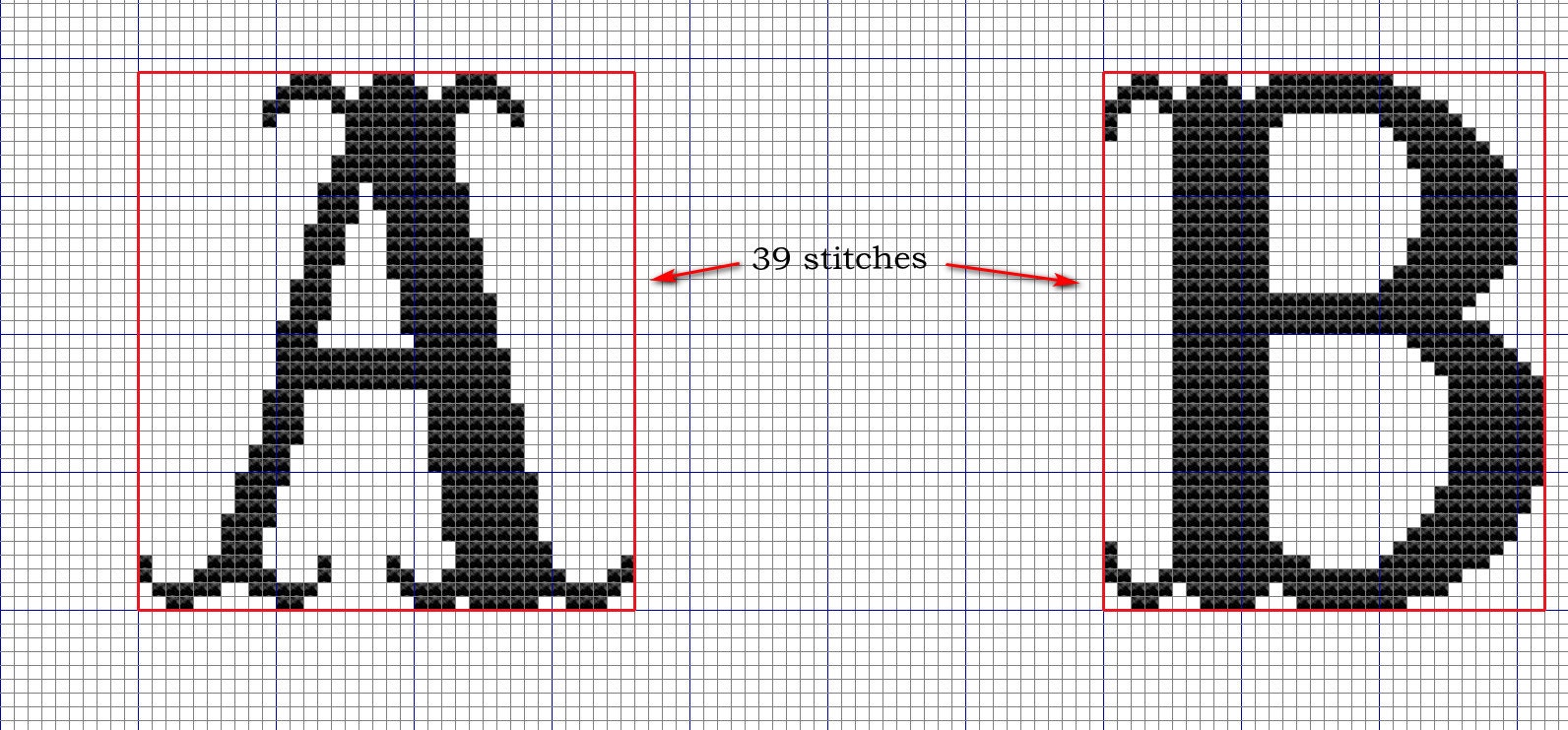 Greek Alphabet Upper Case Letters Monograms, Cross Stitch Needlework ...