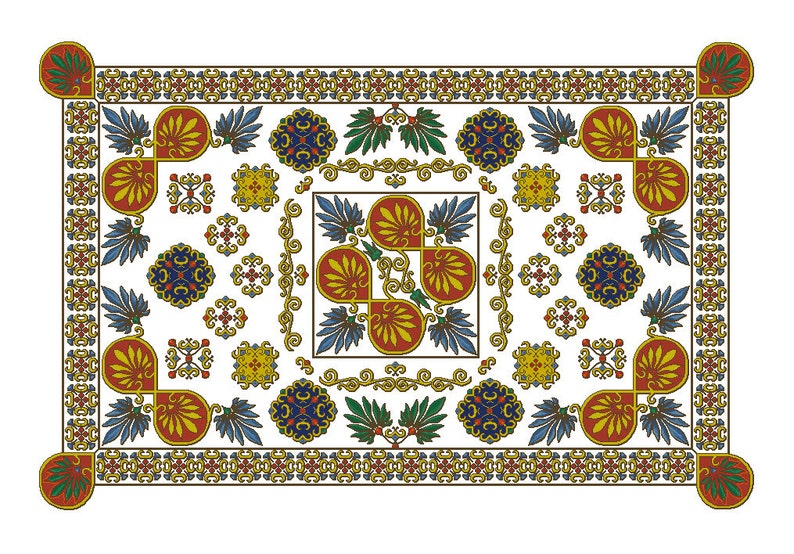 Divine Tablecloth Unique Design by Juliet Rose Tapestry Embroidery ...