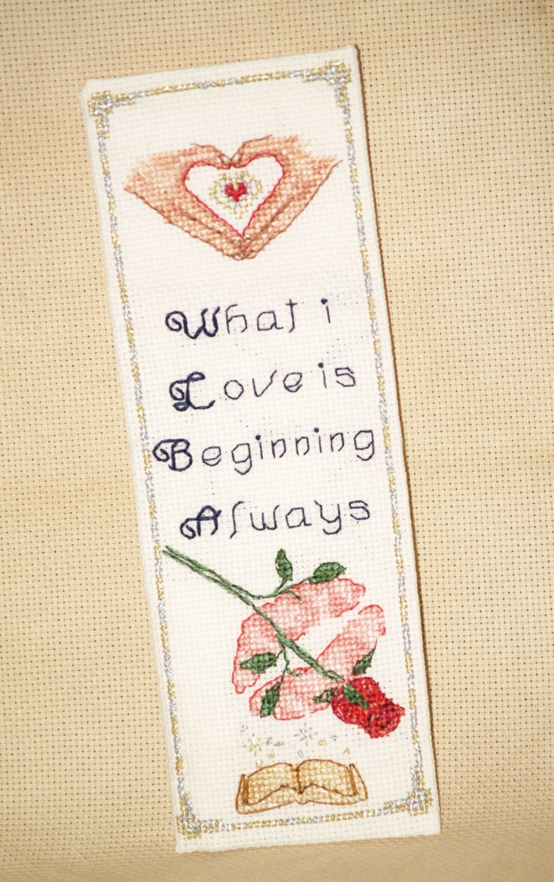 Message of Love Bookmarks Valentine's Day Gift Book Lover - Etsy