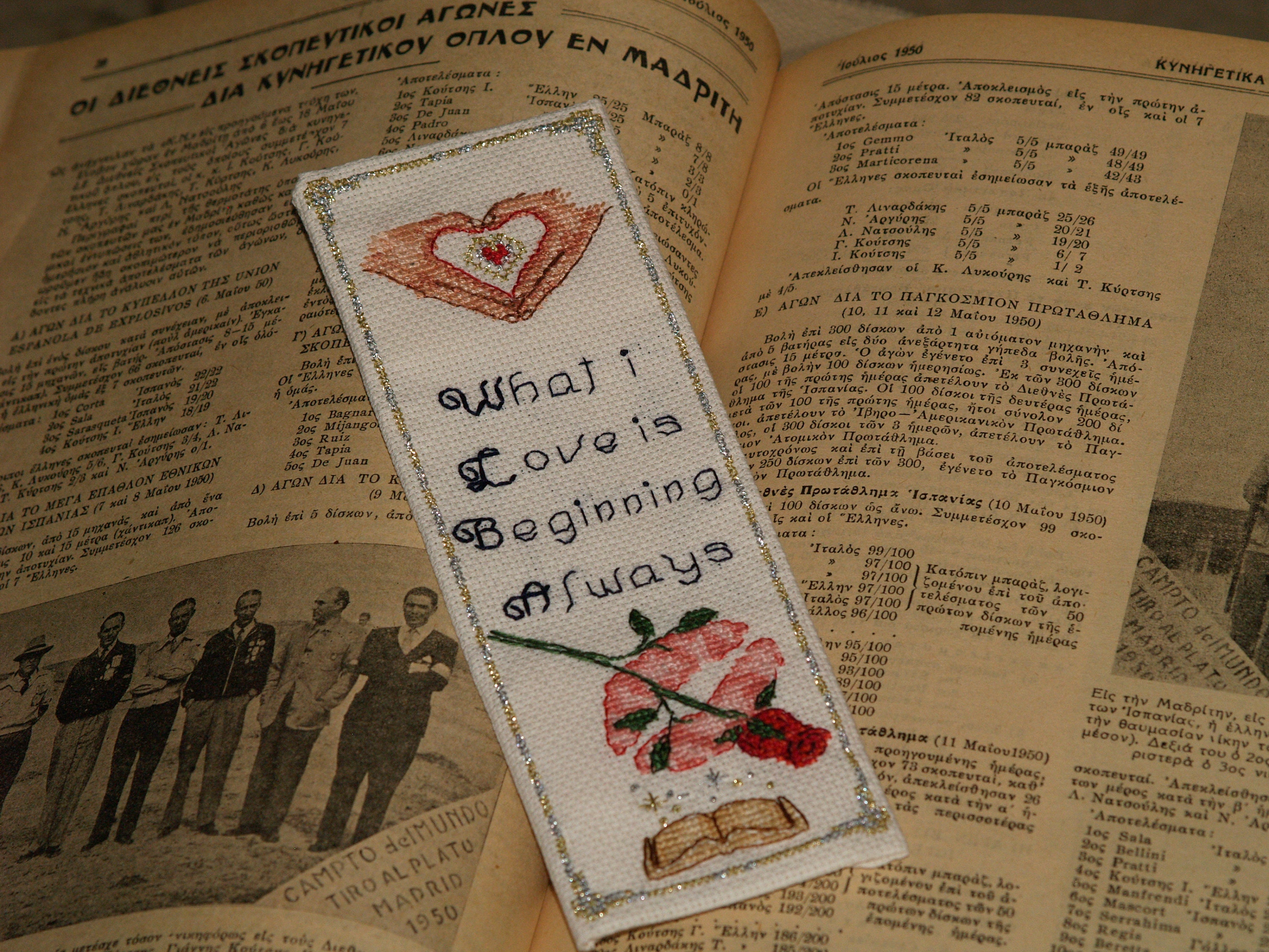 Message of Love Bookmarks Valentine's Day Gift Book Lover Gift Gifts ...