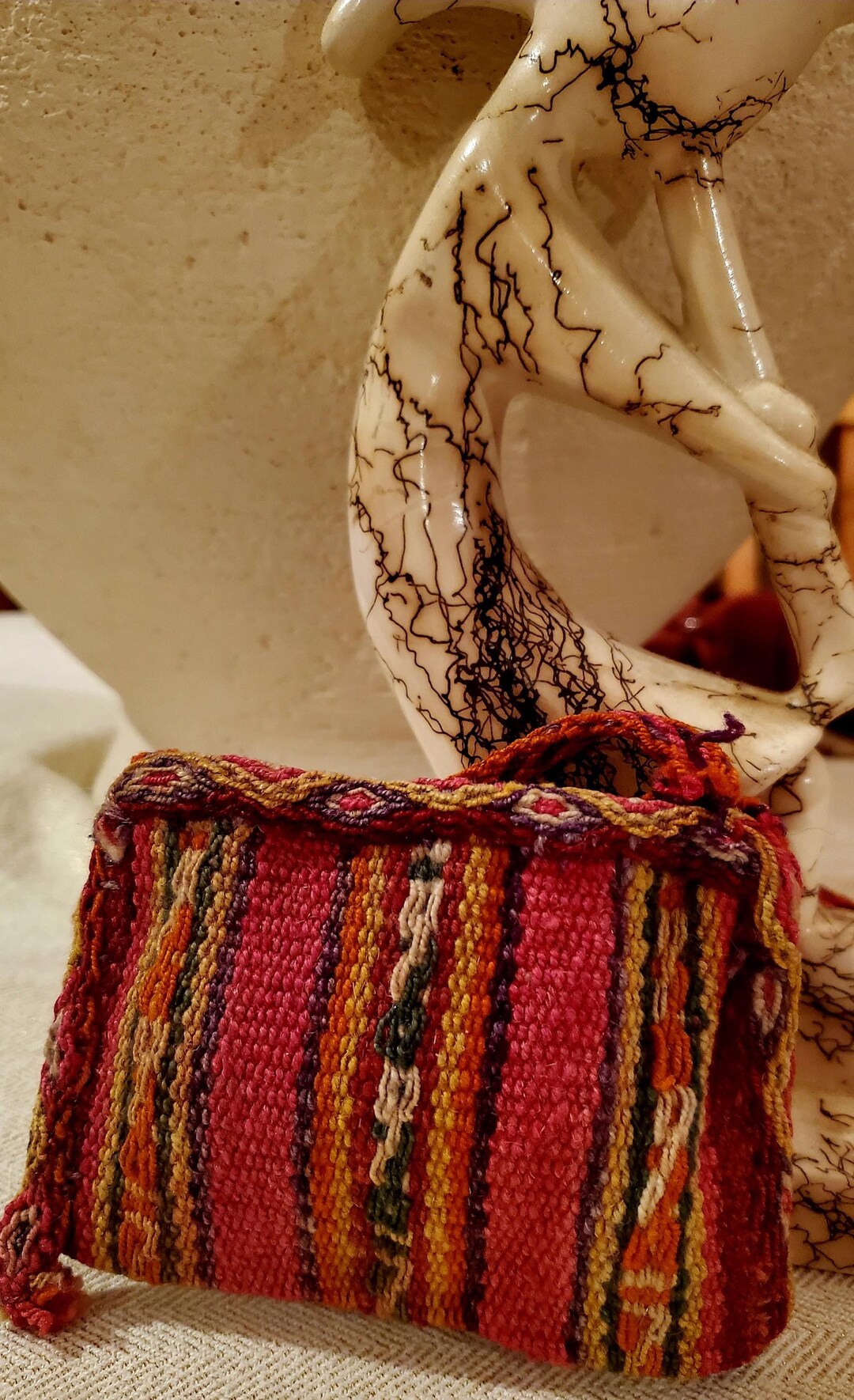 Antique Inca Chuspa – Handwoven Coca Leaf Pouch ASIRI, Authentic Inca ...