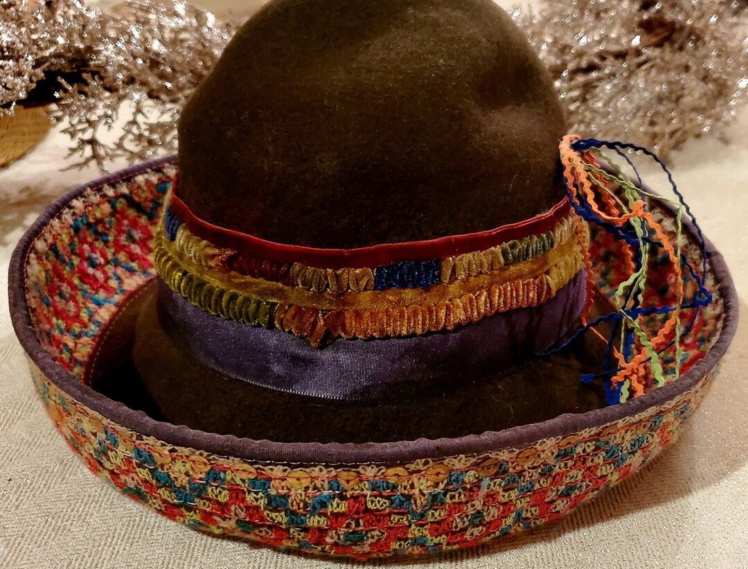 Rustic Hat Folklore Leather Traditions , Aspenandes - Etsy
