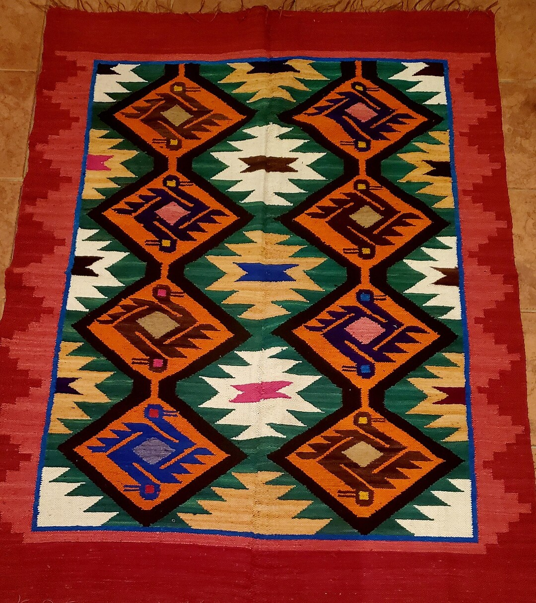 Sacred Geometry of the Andes – Handwoven Wool Tapestry From Peru, Home ...