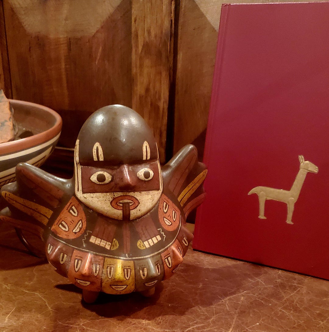Museum-inspired Nazca Winged Huaco – Ancient Andean Guardian of the Sky ...