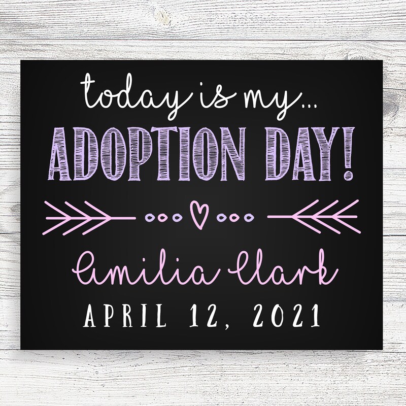 Adoption Announcement - Etsy