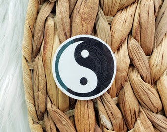 Yin Yang Sticker - Etsy