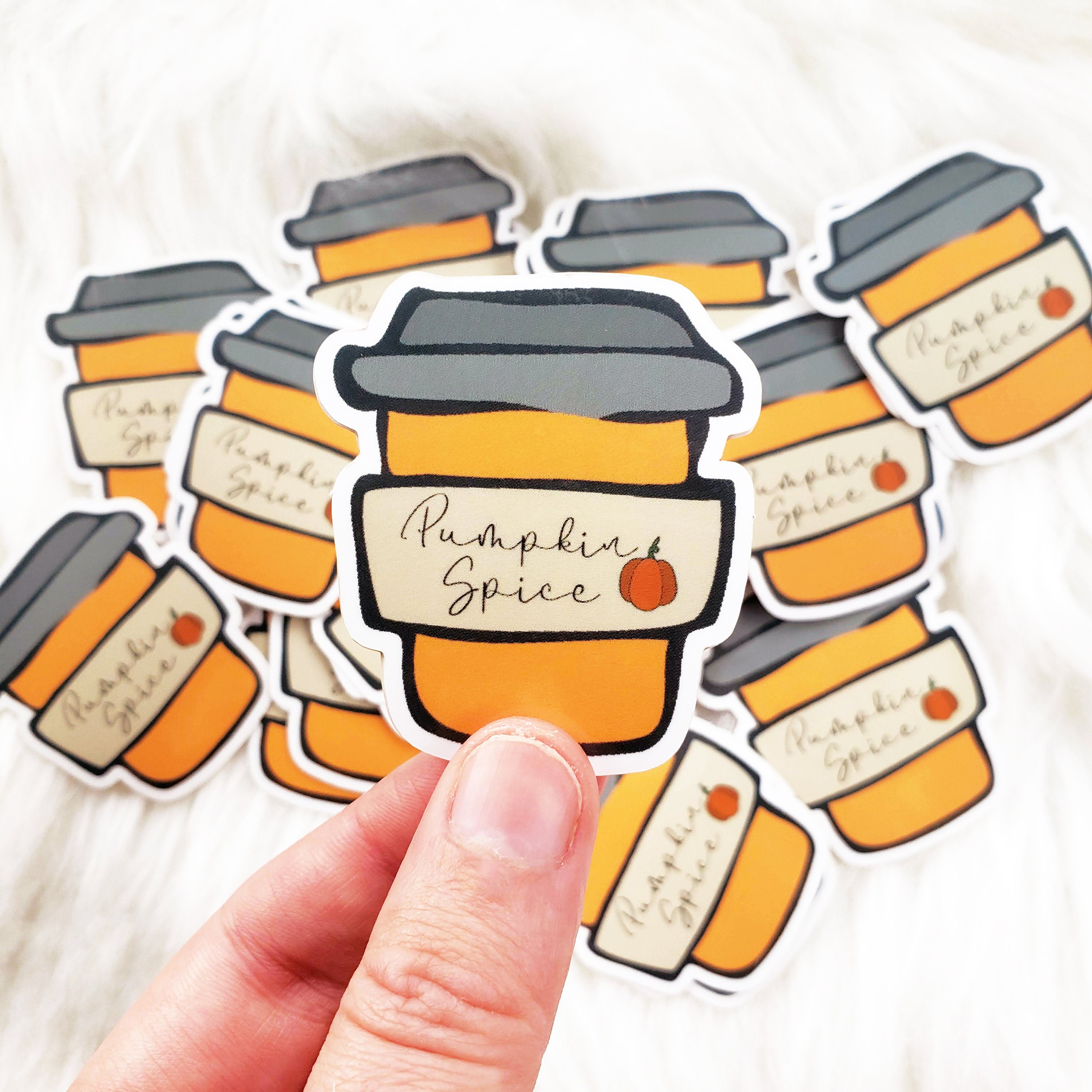 Pumpkin Spice Sticker Fall Sticker Pumpkin Spice Decal | Etsy
