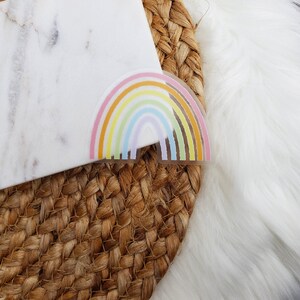 Pastel Rainbow Sticker, Clear Background Rainbow Sticker - Etsy