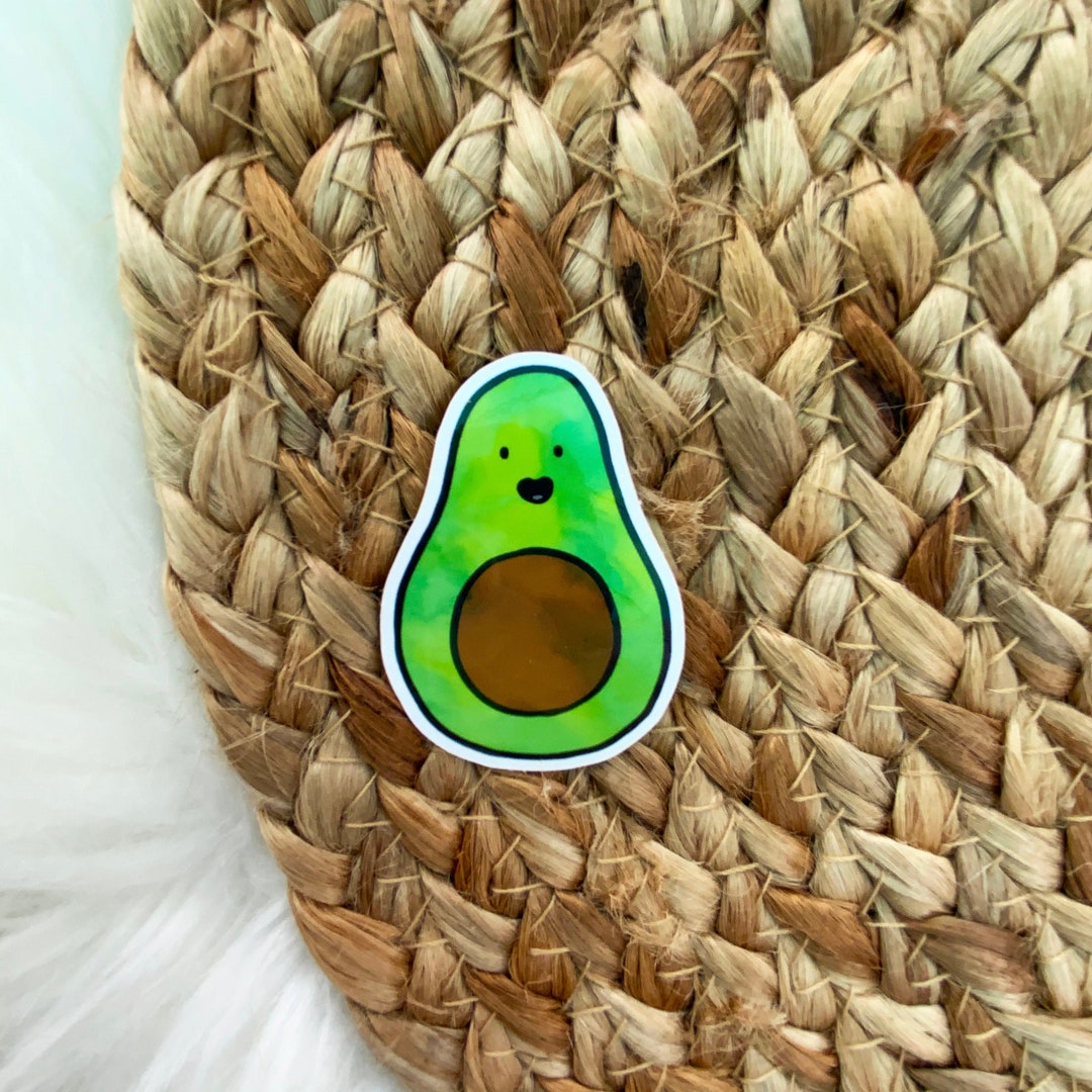 Avocado Sticker Food Sticker Cute Sticker Laptop Stickers - Etsy