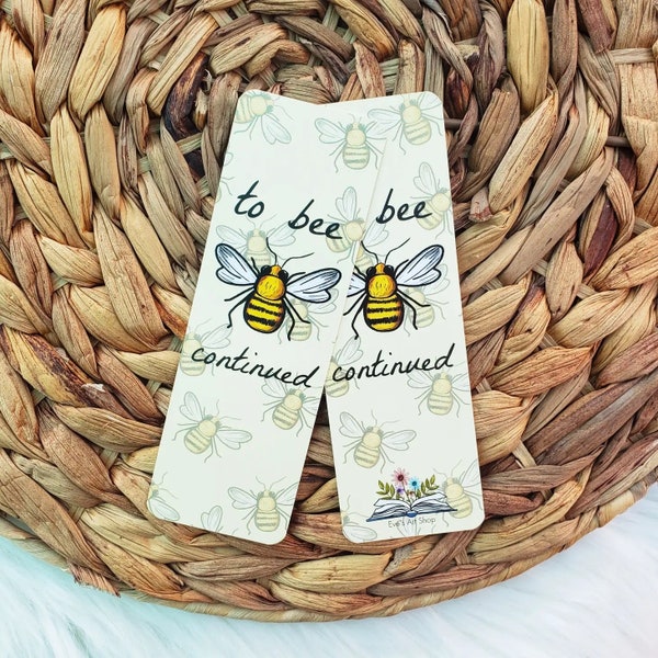 Bee Bookmark - Etsy