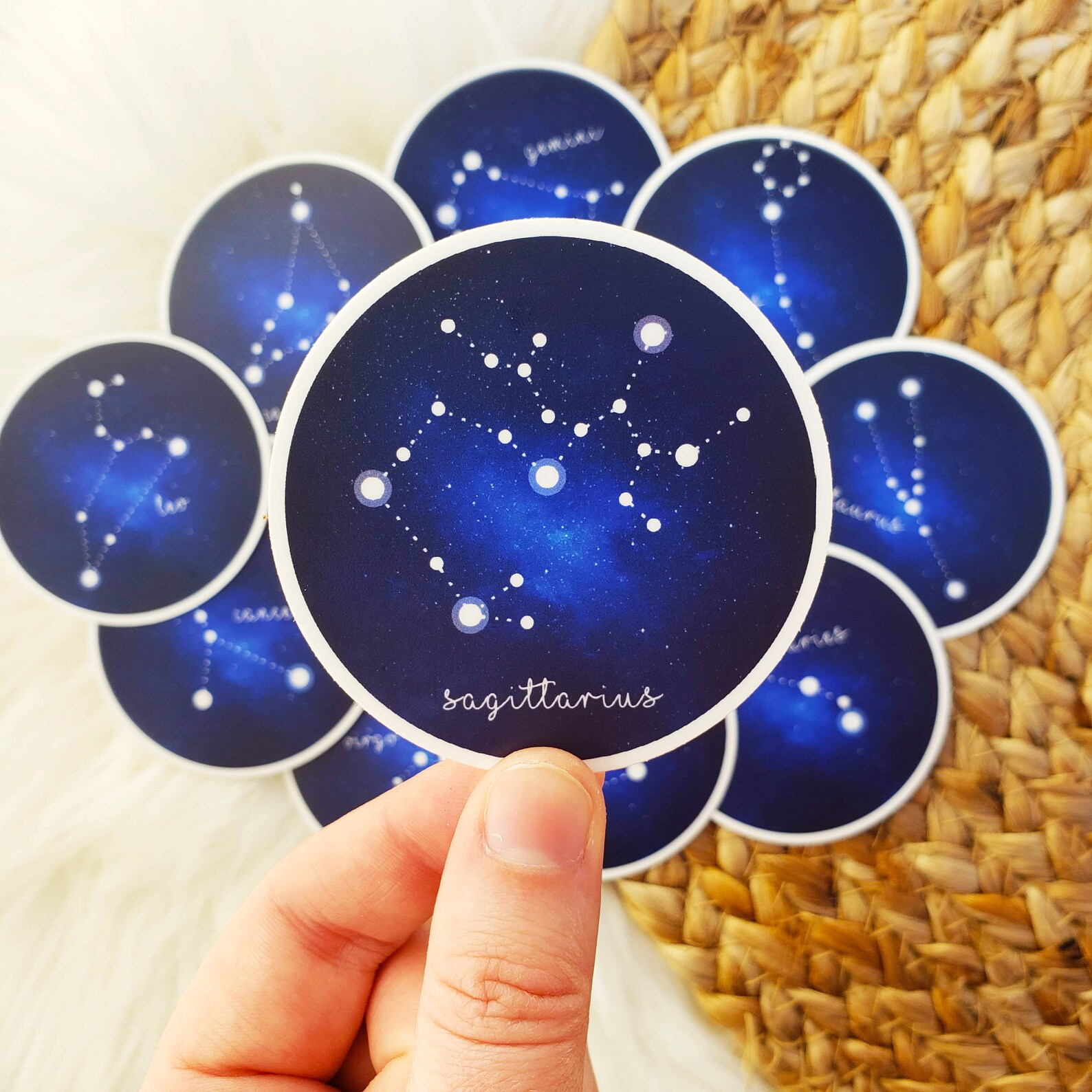 Zodiac Sign Sticker Constellation Sticker Sign Stickers | Etsy