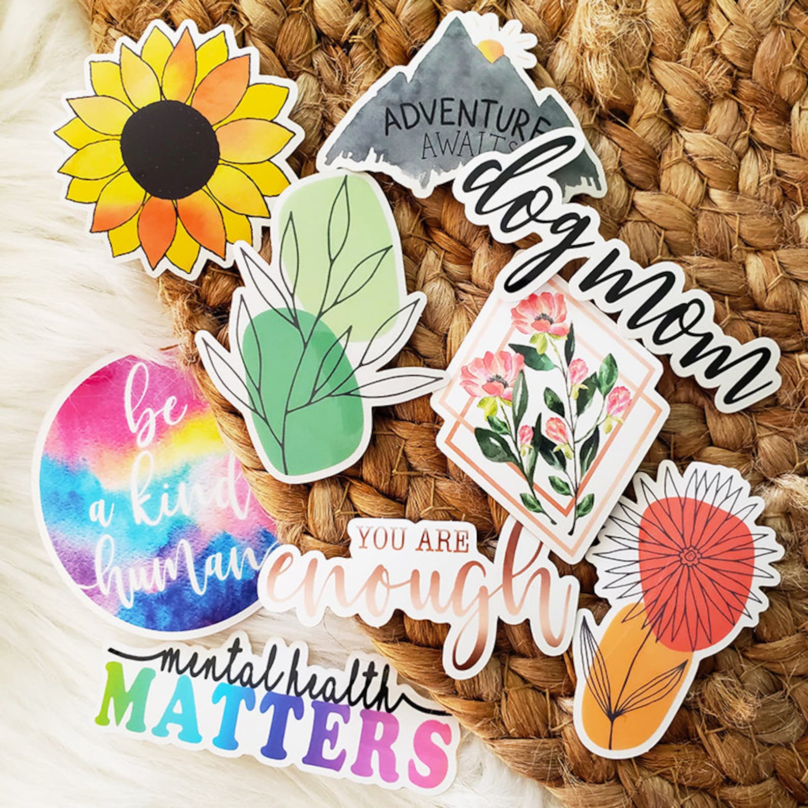 Adventure Sticker Adventure Awaits Mountain Sticker | Etsy