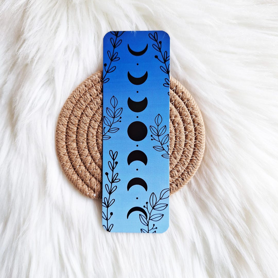Moon Phase Bookmark - Etsy