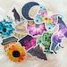 Moon Sticker Galaxy Sticker Holographic Sticker Laptop - Etsy