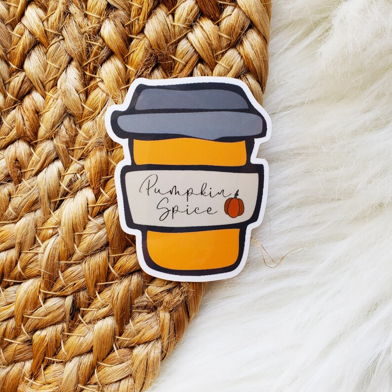 Pumpkin Spice Sticker Fall Sticker Pumpkin Spice Decal - Etsy