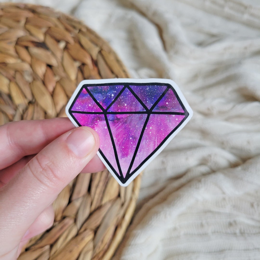 Galaxy Diamond Sticker, Galaxy Sticker, Diamond Sticker, Laptop ...