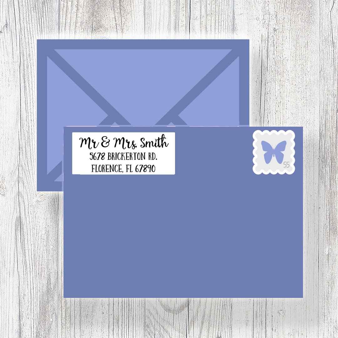 Custom Return Address Labels, Script Address Labels, Family Address ...