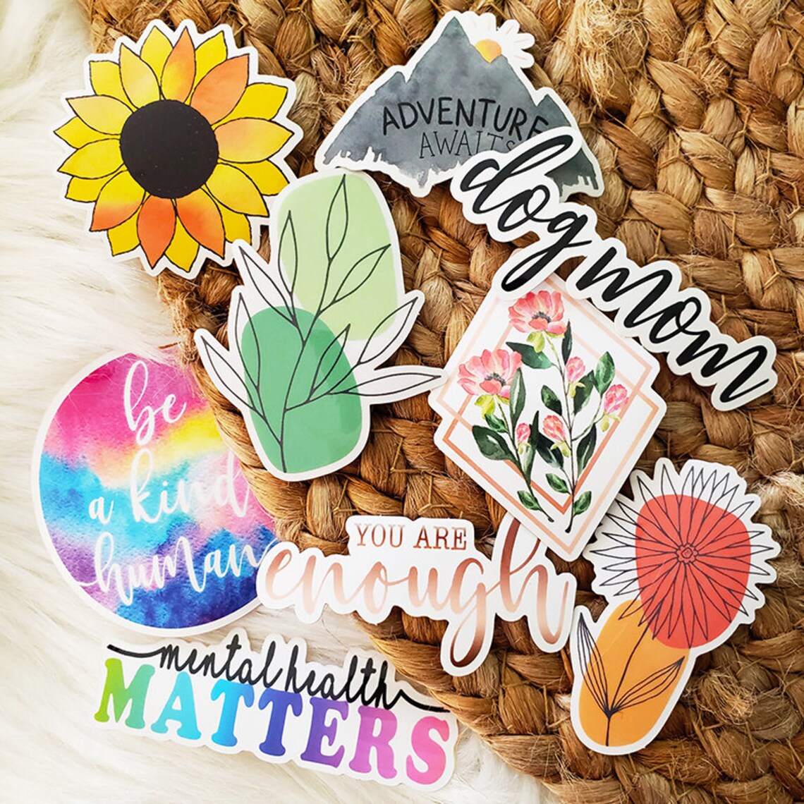 Pastel Rainbow Sticker Laptop Stickers Water Bottle Stickers | Etsy