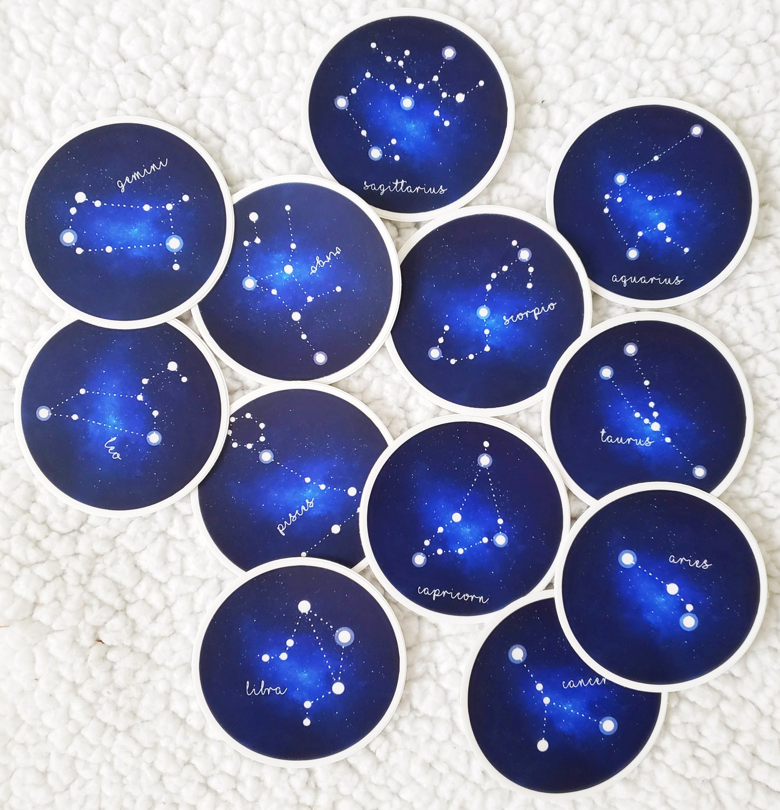 Zodiac Sign Sticker Constellation Sticker Sign Stickers - Etsy