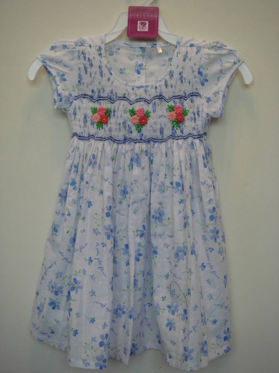 Little Rose Collection: Hand-embroidery Smocked Dress Style5168-5t - Etsy