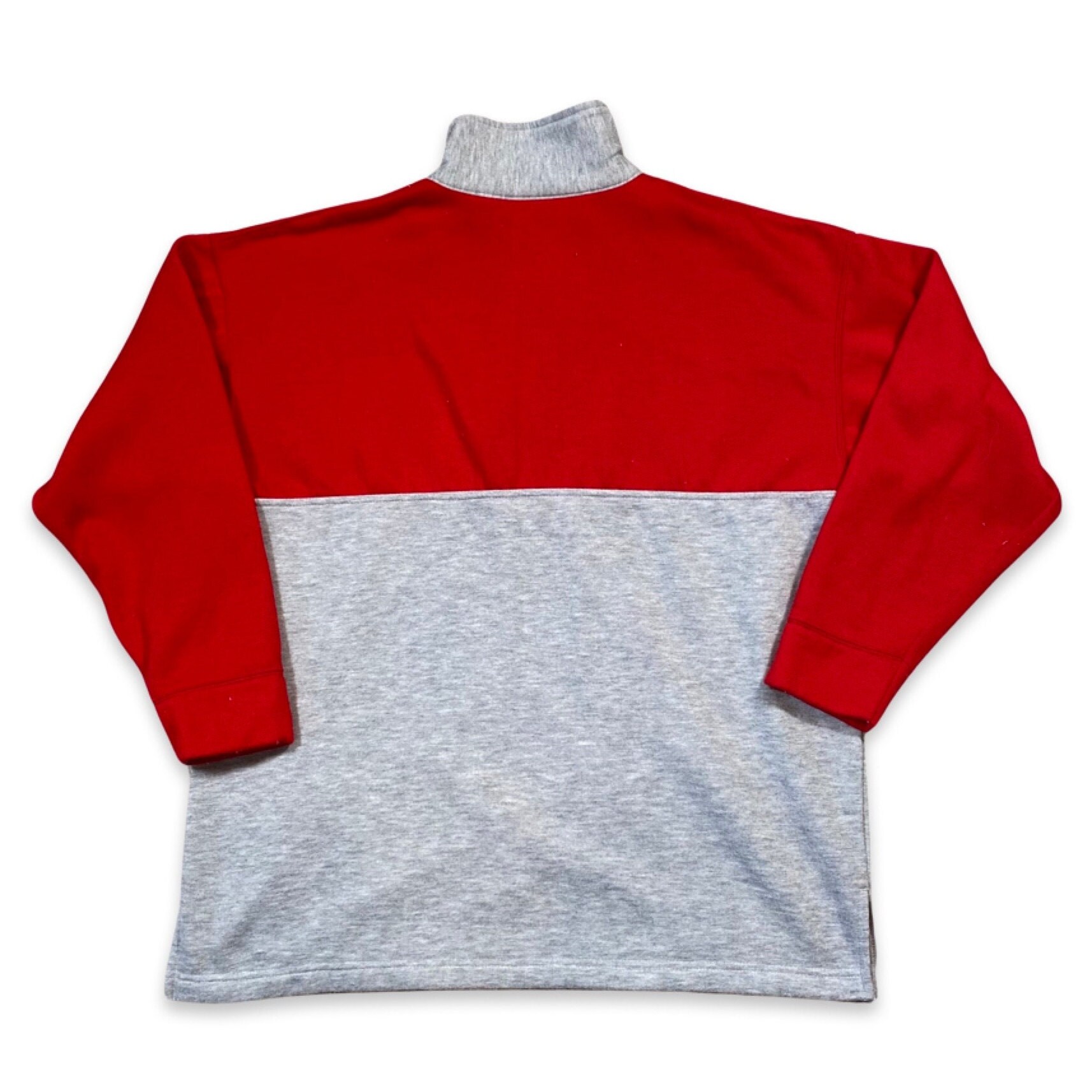 Vintage 90s Half-zip Sweatshirt - Etsy