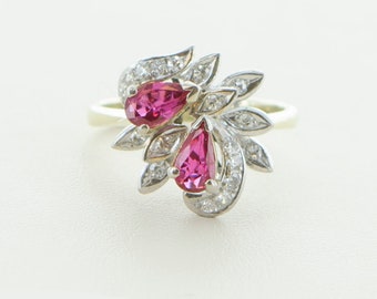 Free Form Ruby Ring - Etsy